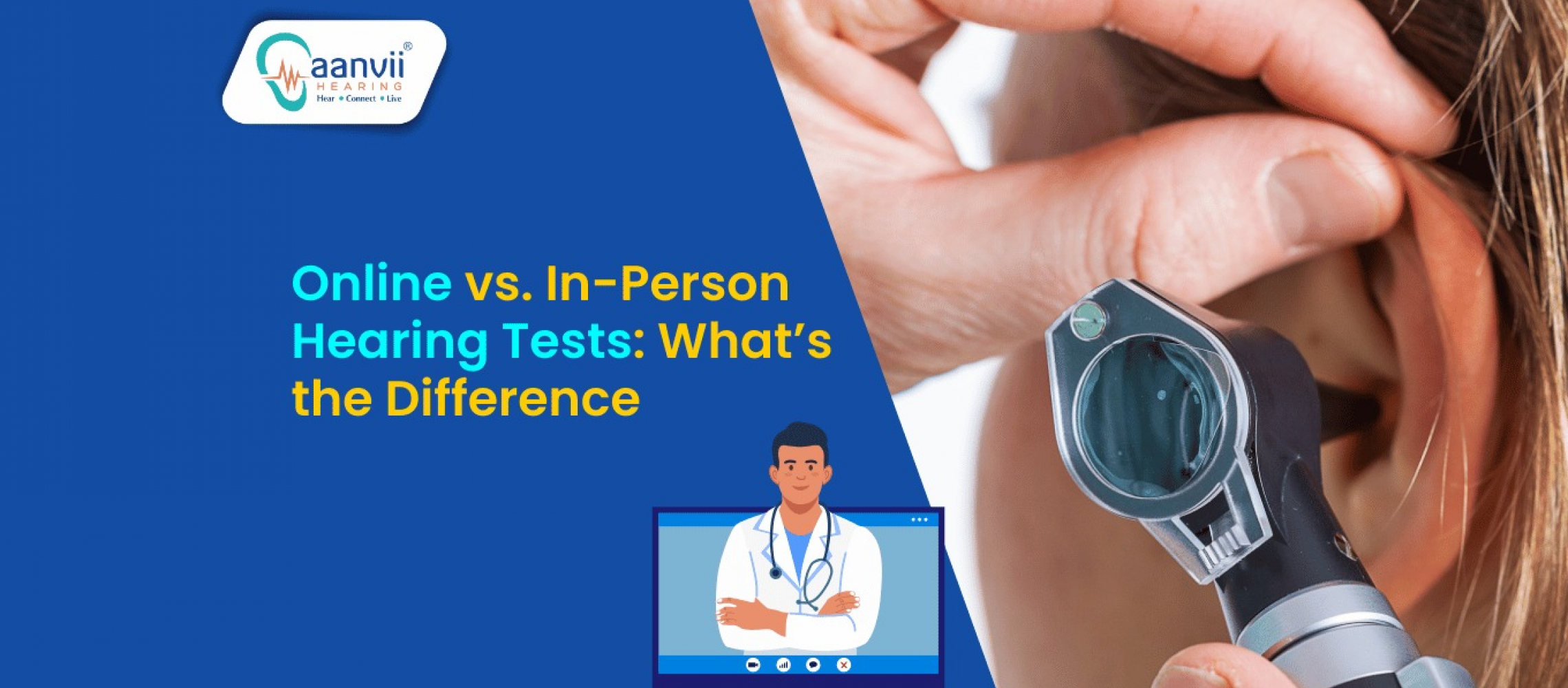 Online vs. In-Person Hearing Tests: What’s the Difference? | Aanvii Hearing